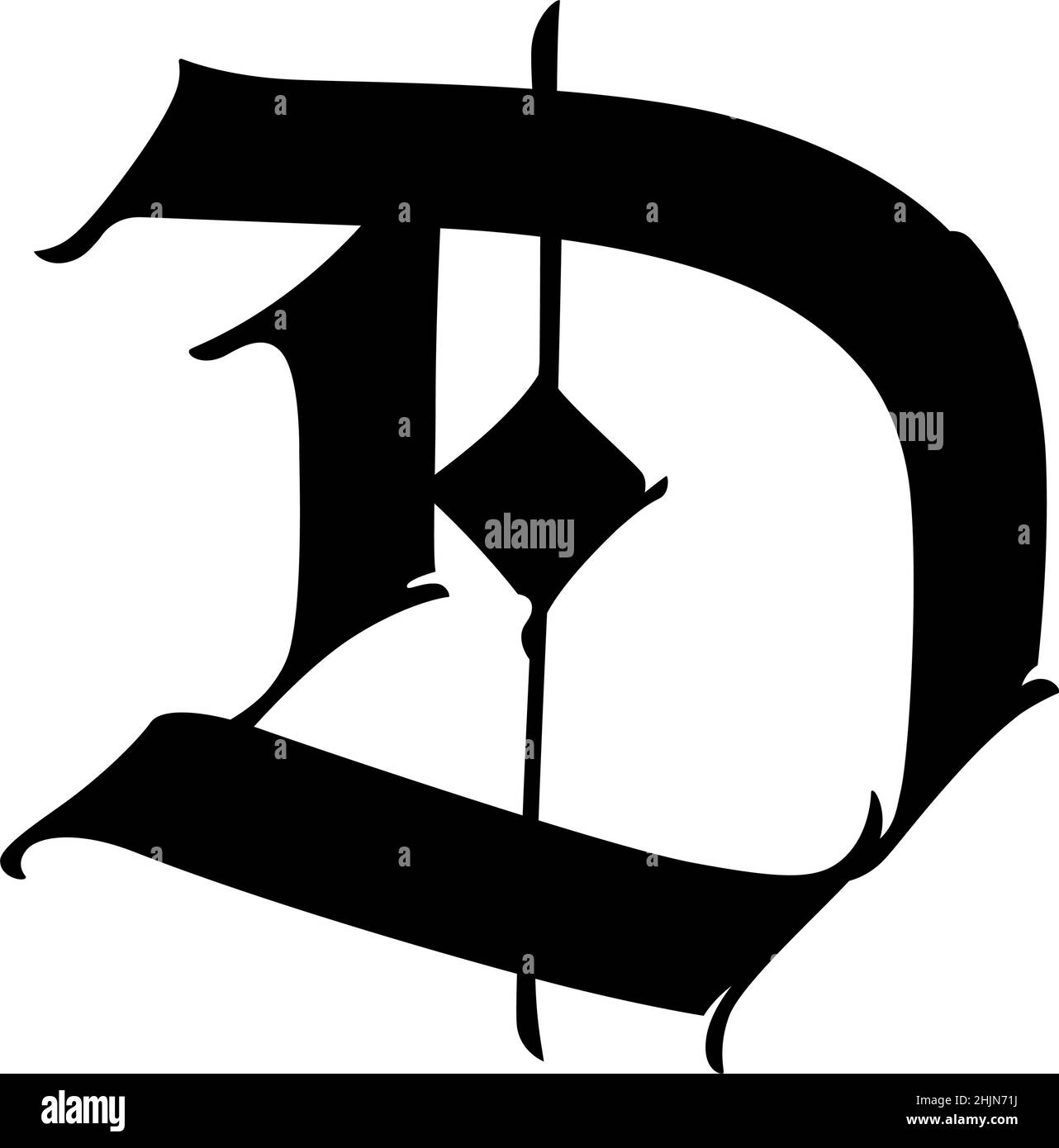 Old English Lowercase D