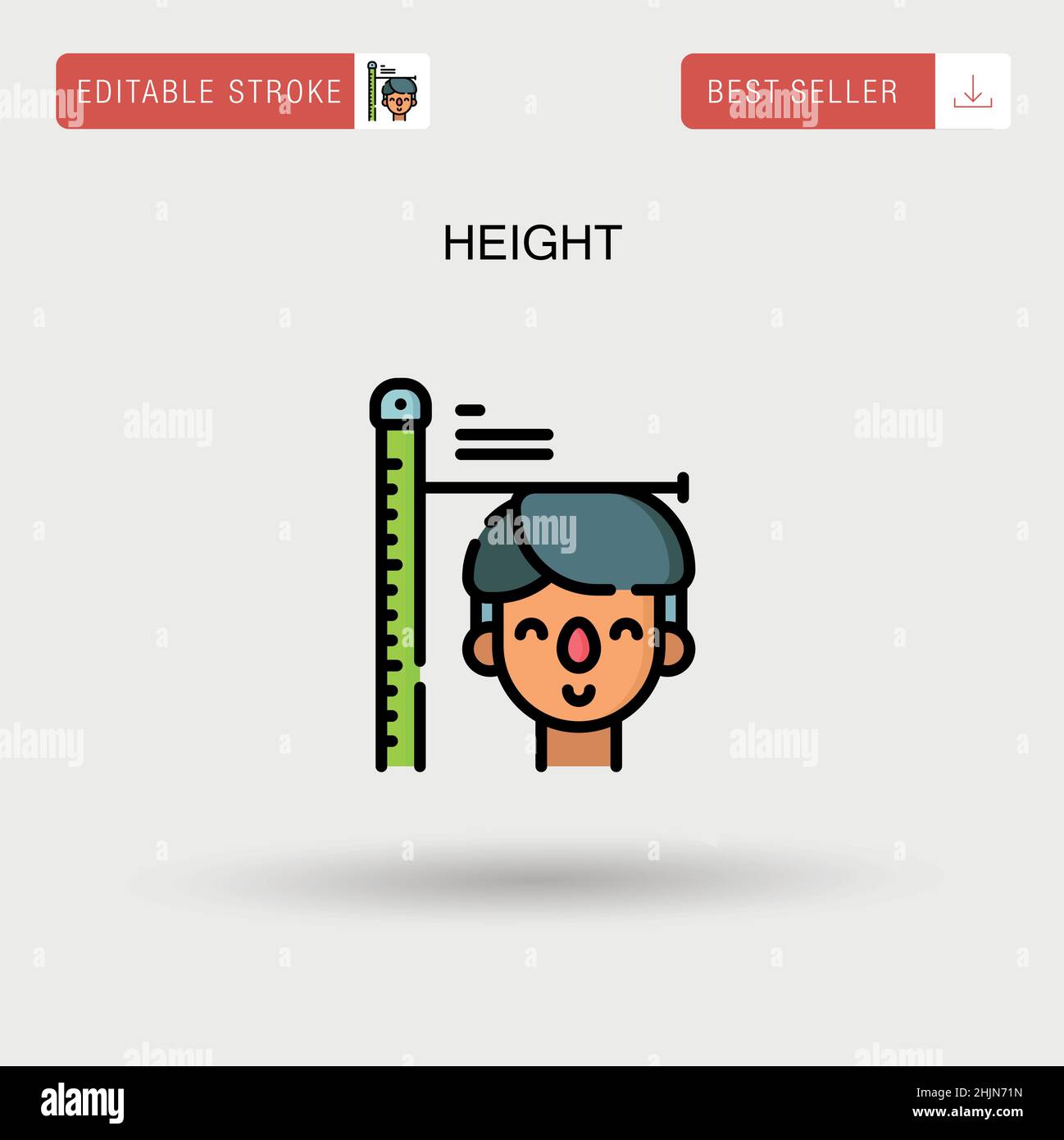 Child height measurement hi-res stock photography and images - Alamy