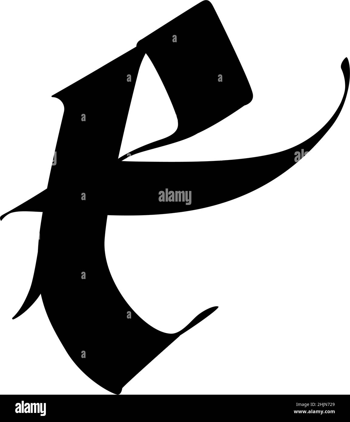 Old English Lowercase E