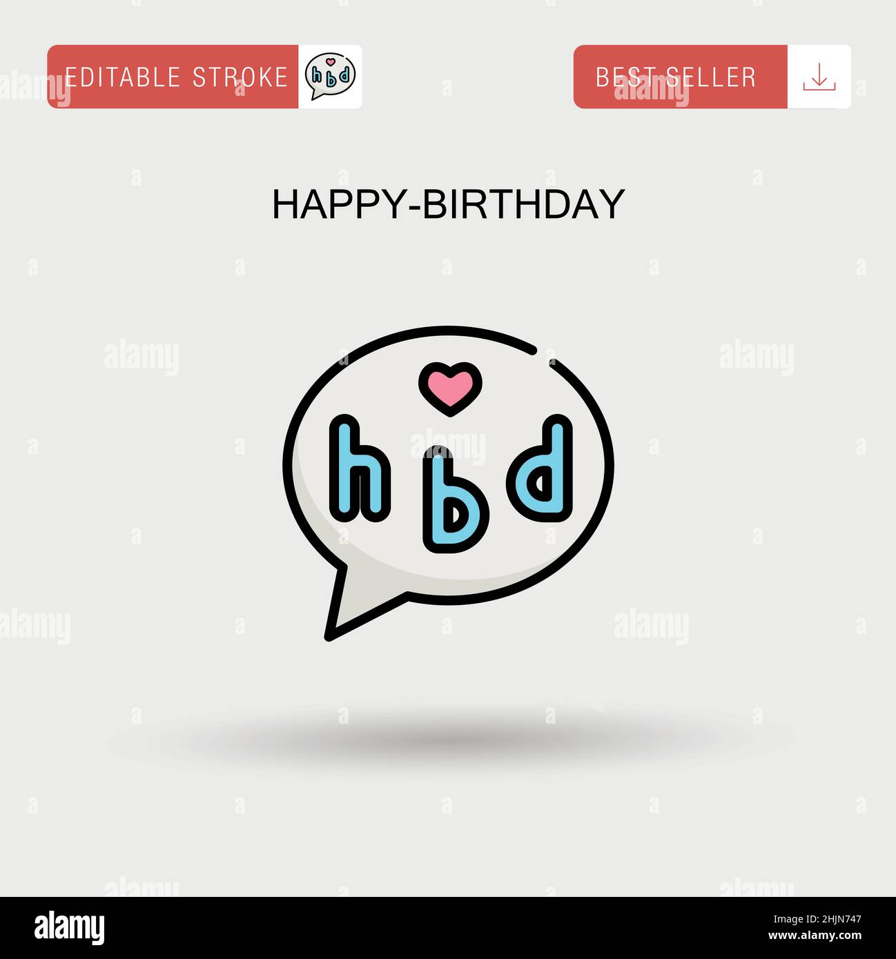 Birthday party illustration Stock Vector Images - Alamy