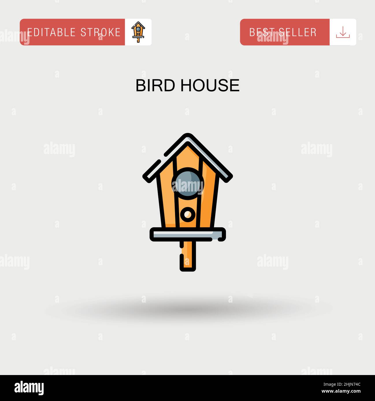 Small house birds home Stock Vector Images - Alamy