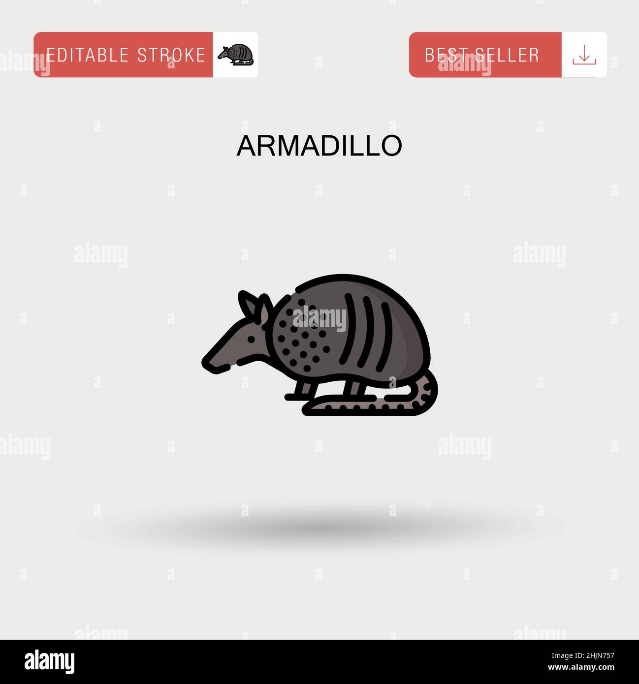 Armadillo Stock Vector Images - Alamy