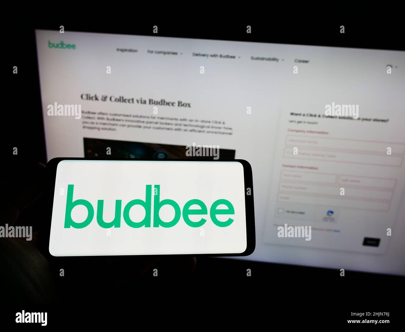 Budbee logo hi-res stock photography and images - Alamy