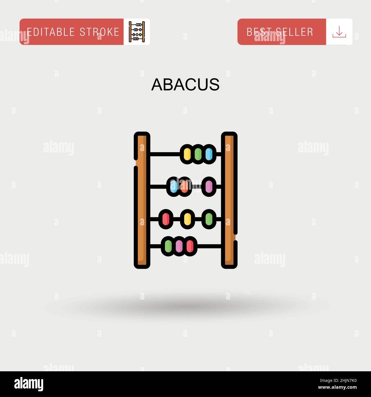 Antique wooden abacus Stock Vector Images - Alamy