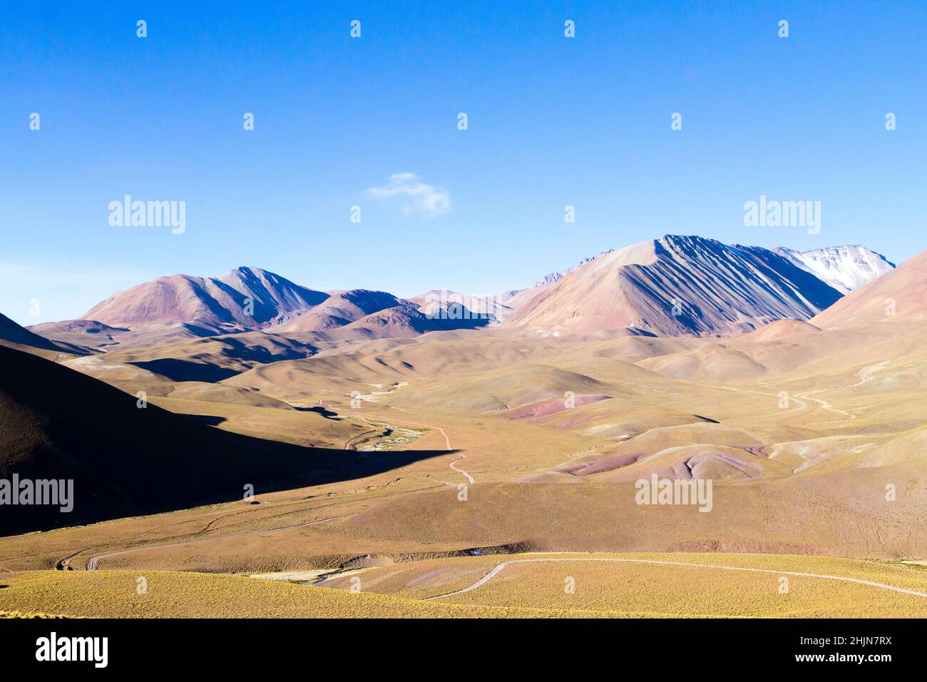 Bolivian mountains landscape,Bolivia.Andean plateau view Stock Photo ...