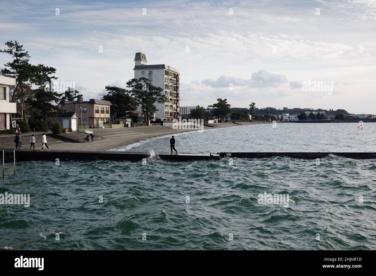 Hamamatsu, Shizuoka, Japan, 2022/29/01 , Hamana Lake, is a brackish ...