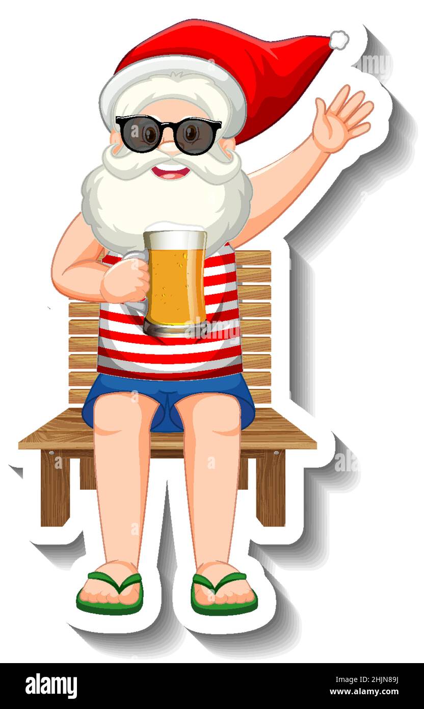 Christian in santa claus Stock Vector Images - Alamy