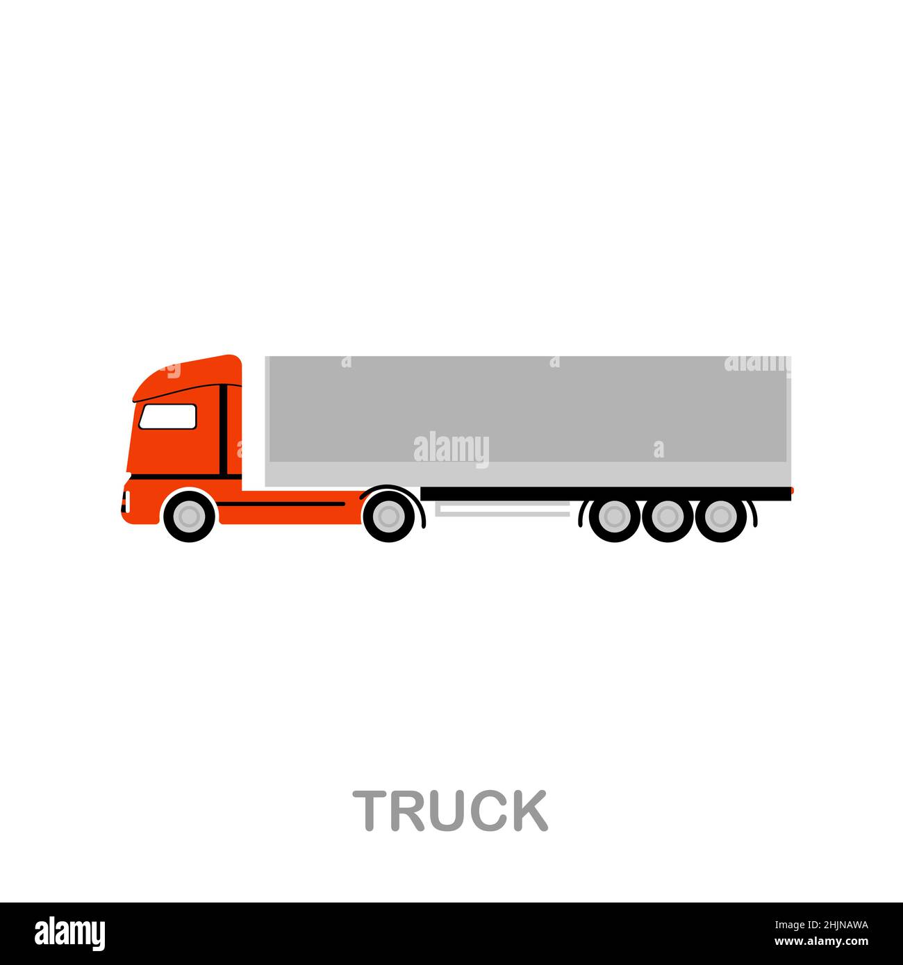 Semi Truck Icon