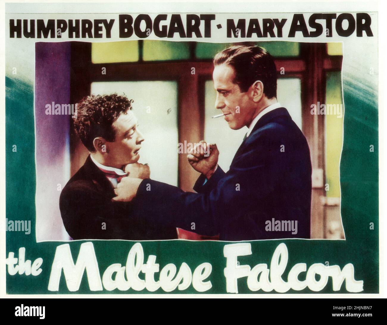PETER LORRE and HUMPHREY BOGART in THE MALTESE FALCON (1941), directed ...