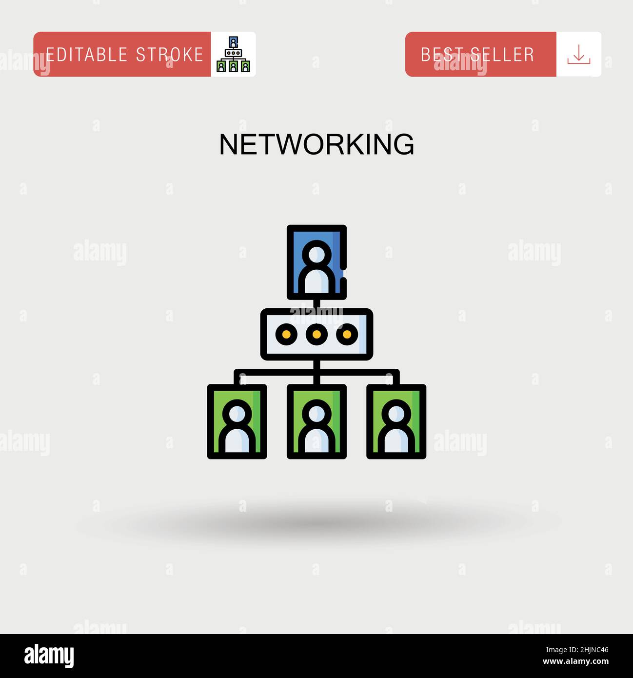 Networking Simple vector icon Stock Vector Image & Art - Alamy