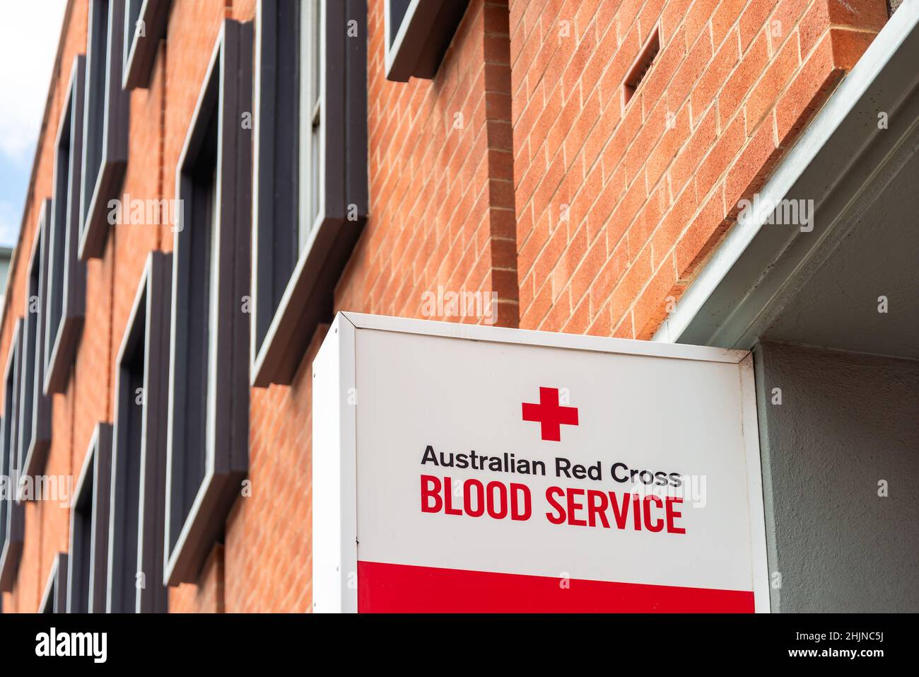 Adelaide city, South Australia - November 9, 2019: Australian Red Cross ...