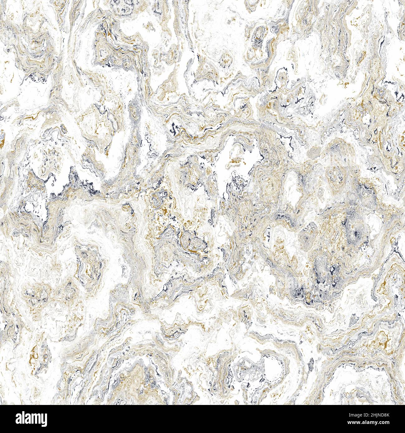 White tonal marbled seamless texture. Irregular pale ink blotch paint ...
