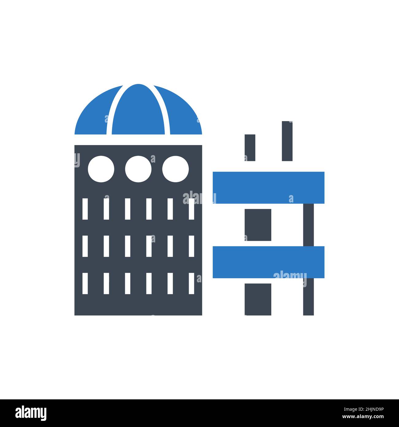 Laboratory Building related vector glyph icon Stock Vector Image & Art ...