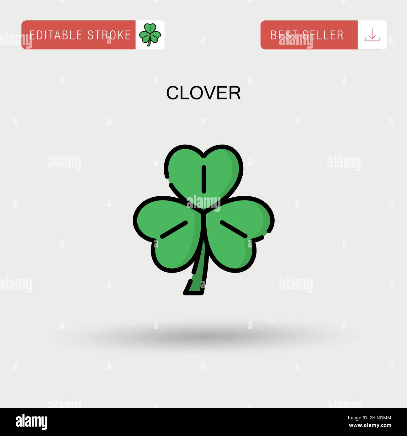 4 leaf clover graphic hi-res stock photography and images - Alamy