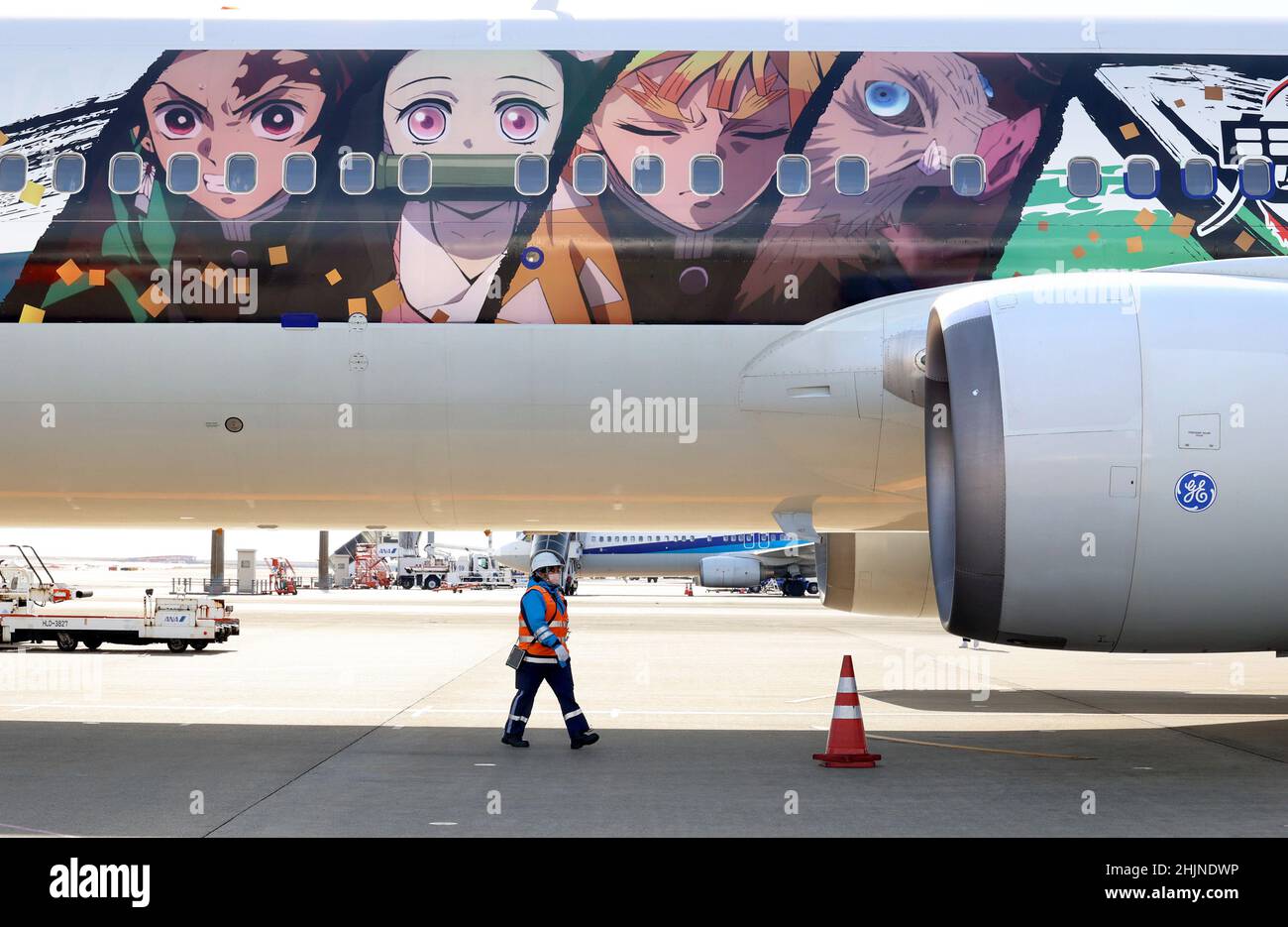 Tokyo, Japan. 30th Jan, 2022. Japanese largest air carrier All Nippon ...