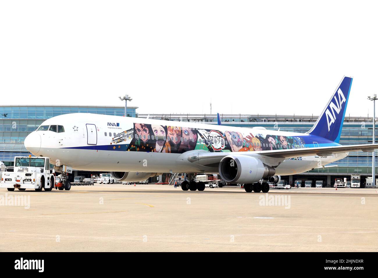 Tokyo, Japan. 30th Jan, 2022. Japanese largest air carrier All Nippon ...