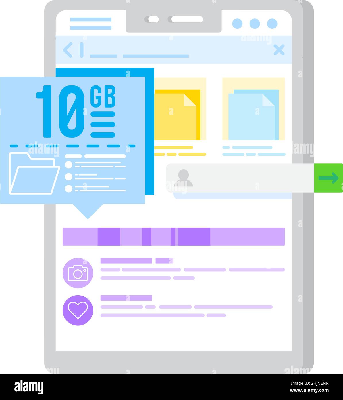 Mobile phone lost Stock Vector Images - Alamy