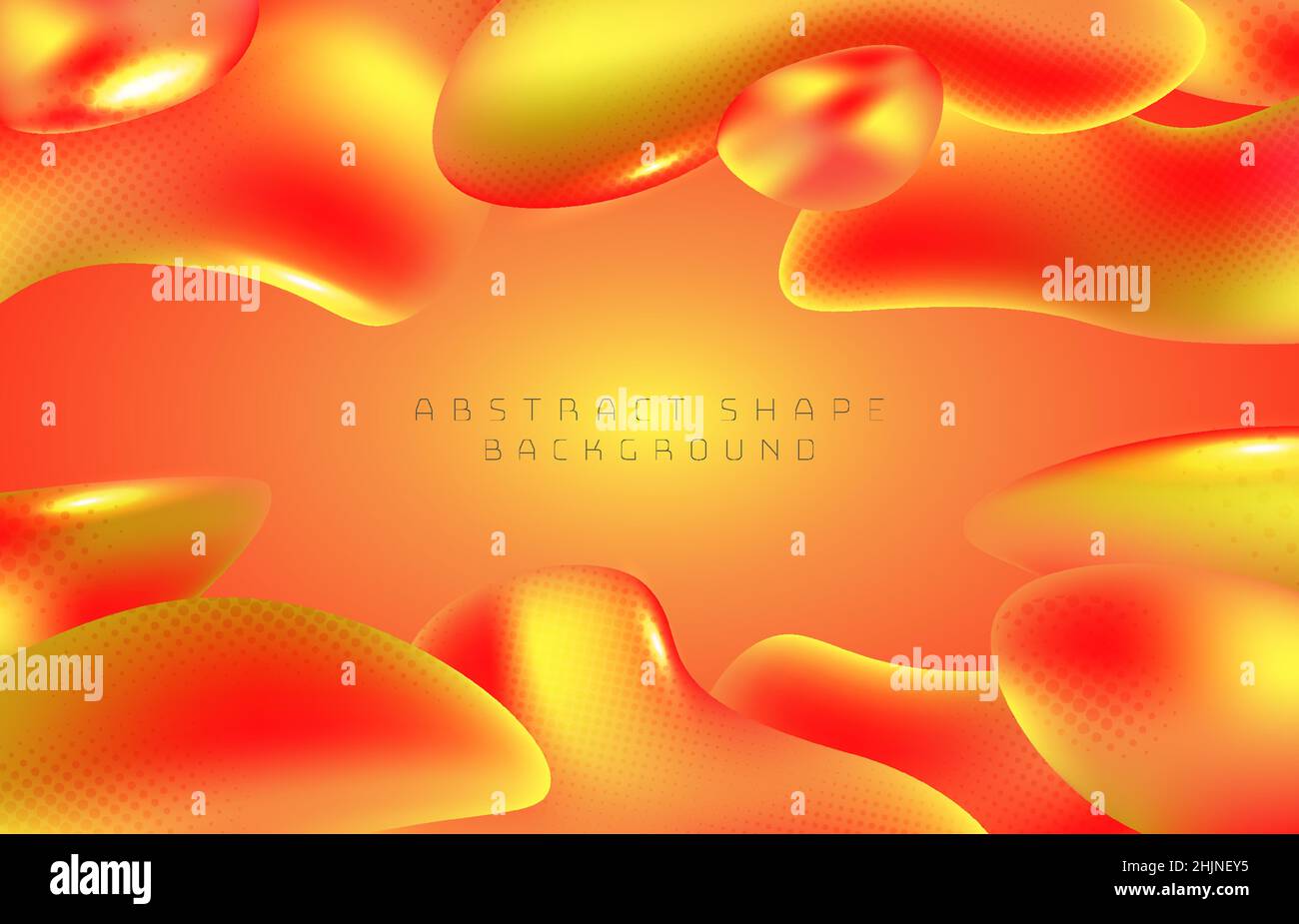 Abstract gradient red and orange template design shape overlapping template. Use for ...