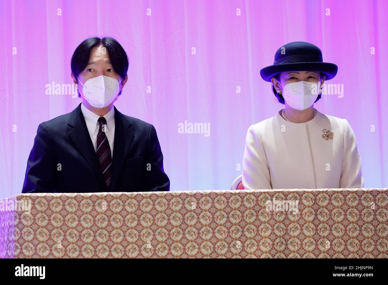Crown Prince Akishino, Princess Kiko, JANUARY 29, 2022 : Japan National ...