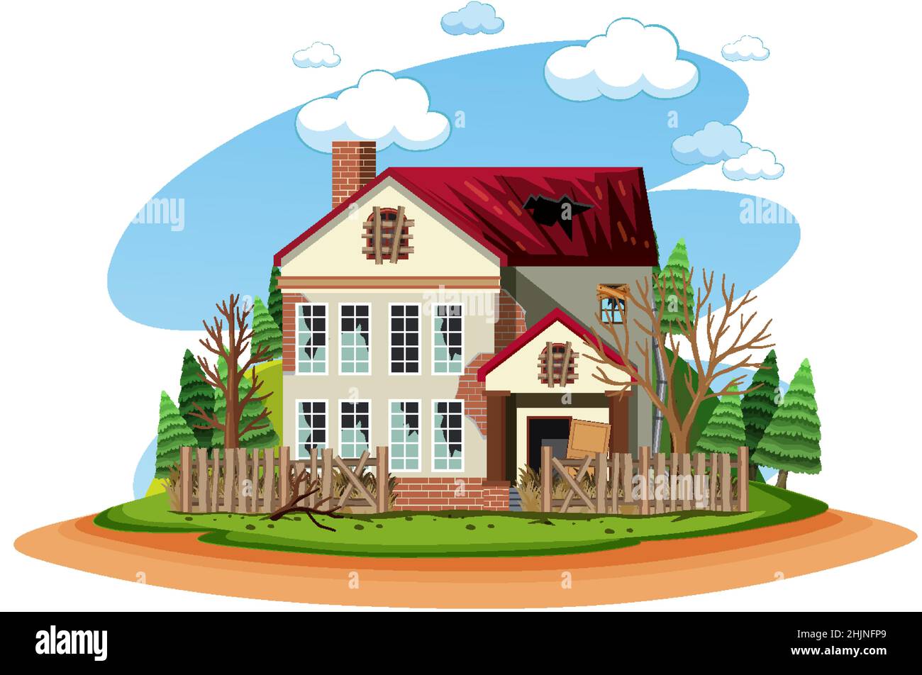 Broken cloudy Stock Vector Images - Alamy