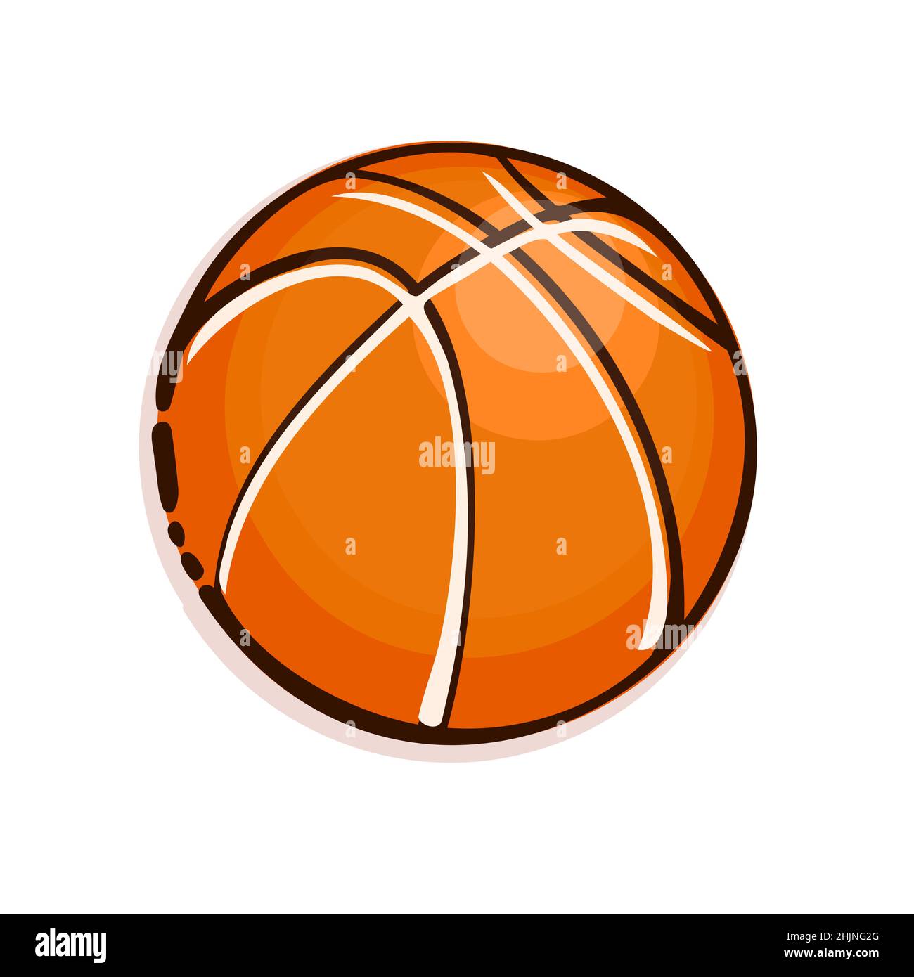 Basketball ball icon, vector illustration design. Sport objects ...