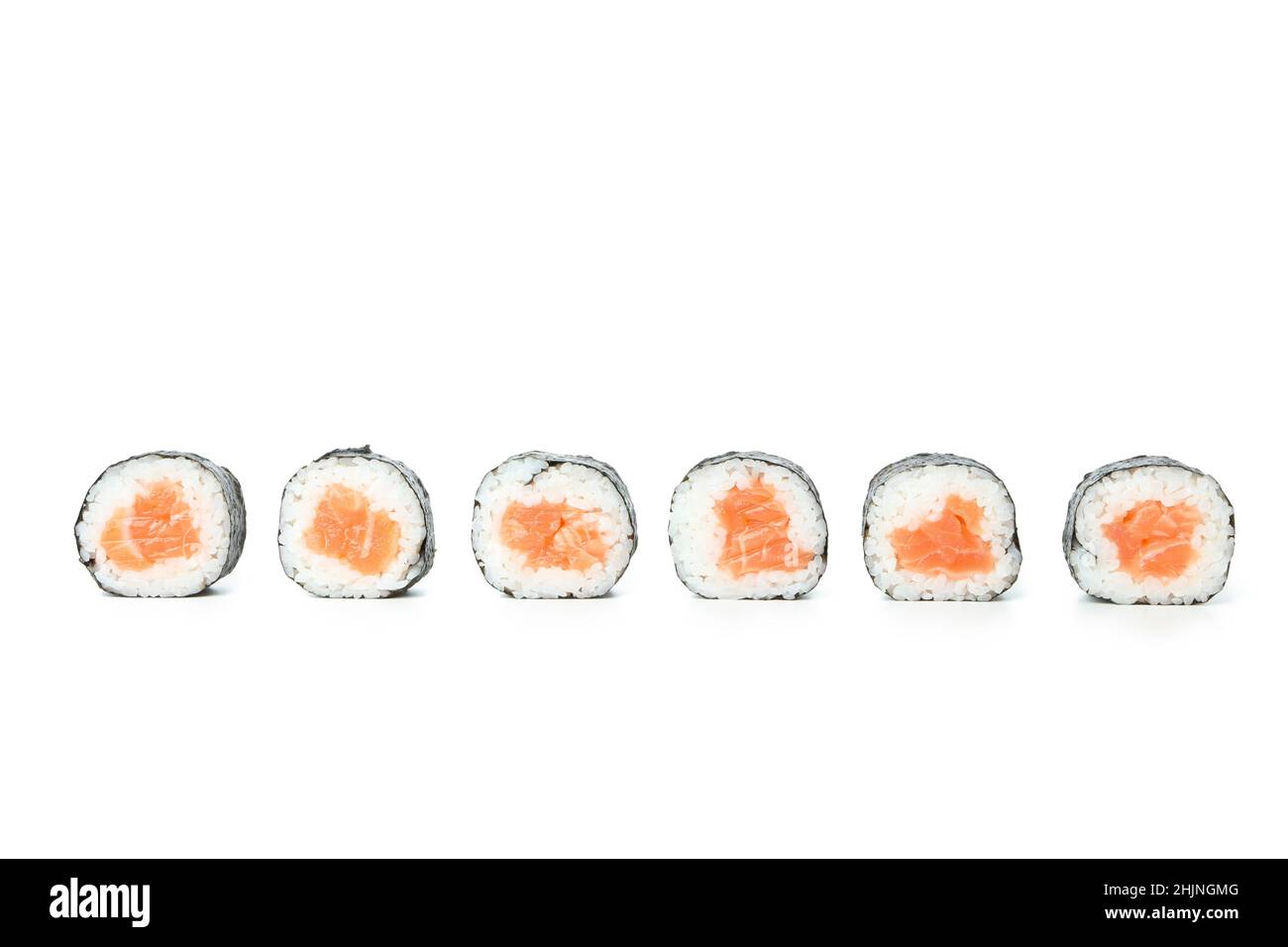 Set of maki isolated on white background Stock Photo - Alamy