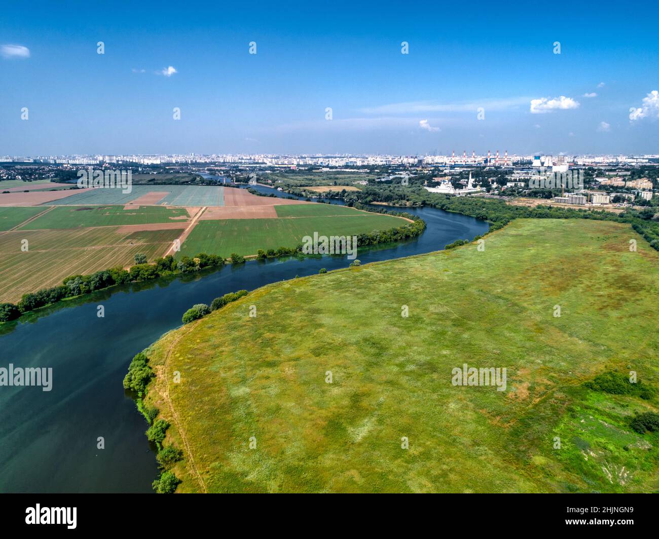 Moskva river aerial hi-res stock photography and images - Alamy
