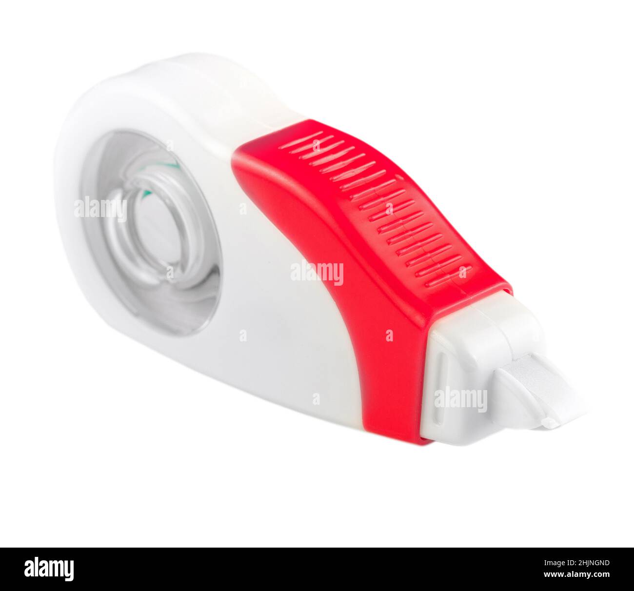 white corrector records on paper isolated on white background Stock ...