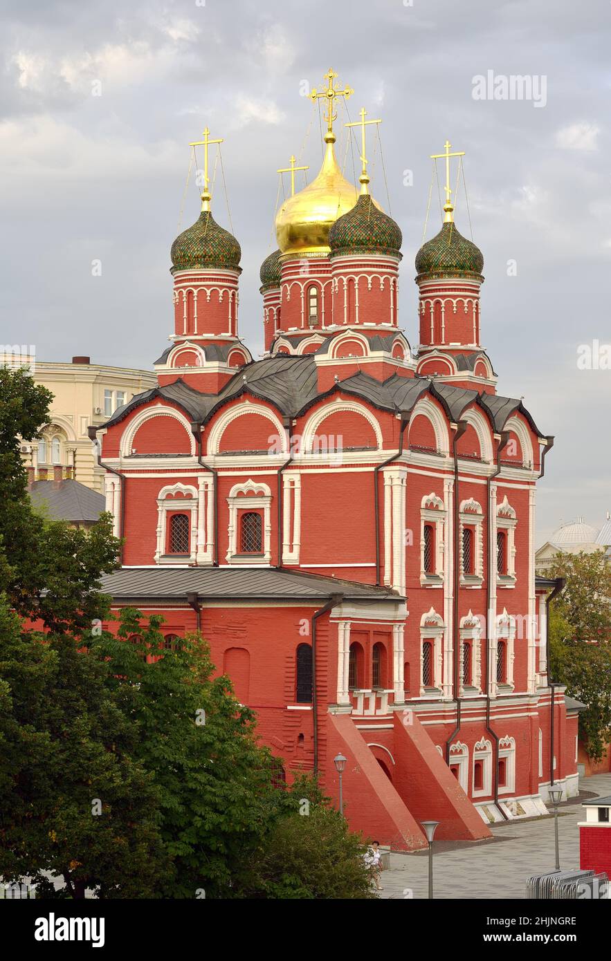 Cathedral Of Christ The Saviour. White stone architecture of the XIX ...