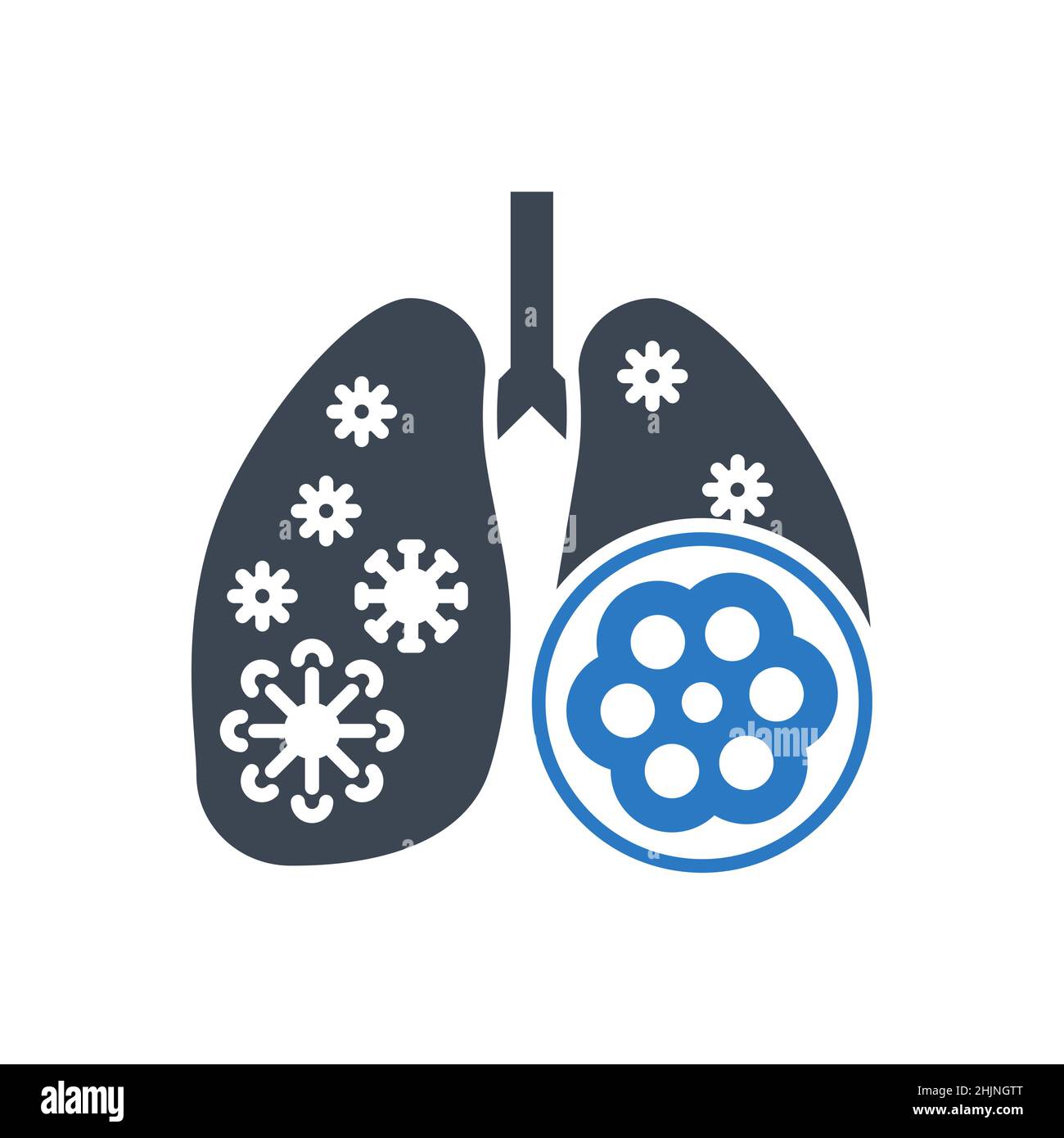 Pneumonia related vector glyph icon Stock Vector Image & Art - Alamy
