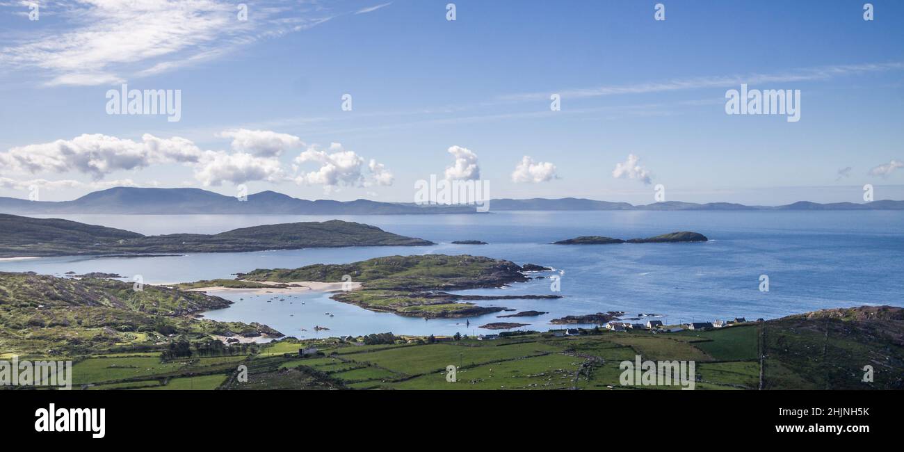 Ring of Kerry, Wild Atlantic Way, West Ireland, scenic coastal road ...