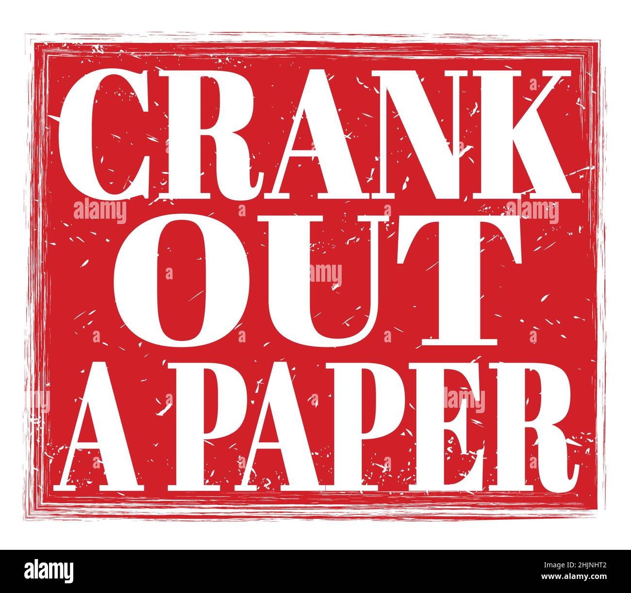 Crank out a paper hi-res stock photography and images - Alamy