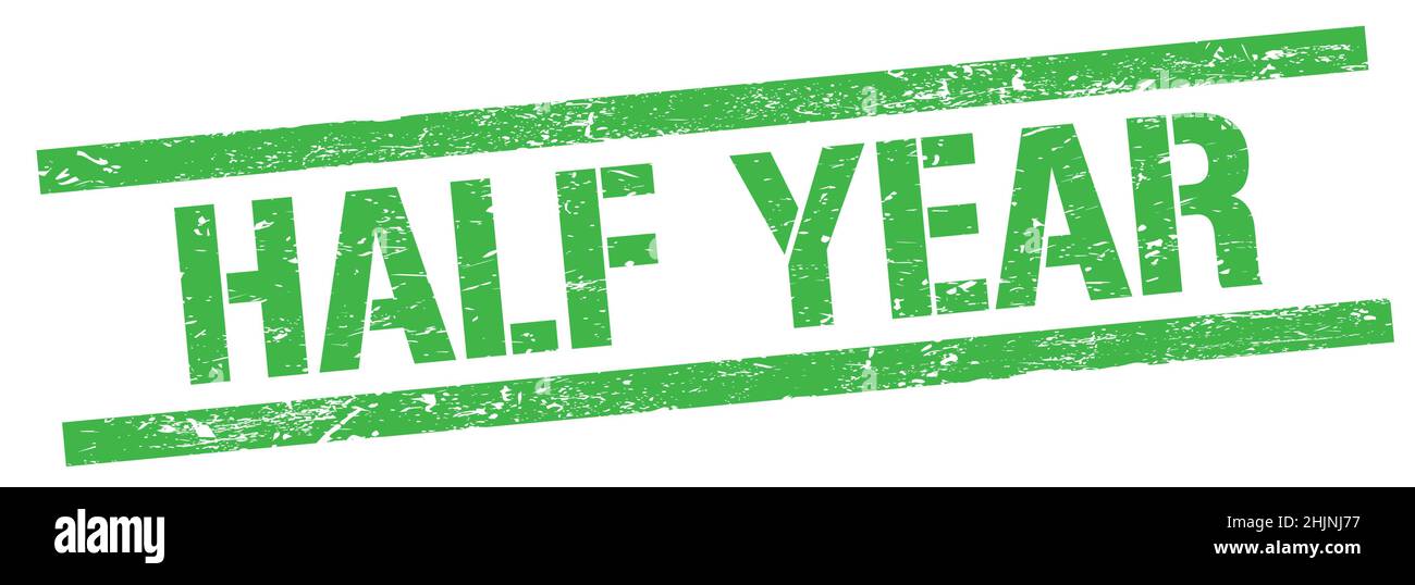 Half year stamp Cut Out Stock Images & Pictures - Alamy
