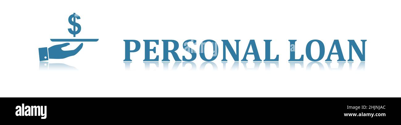 Illustration of a personal loan concept Stock Photo - Alamy