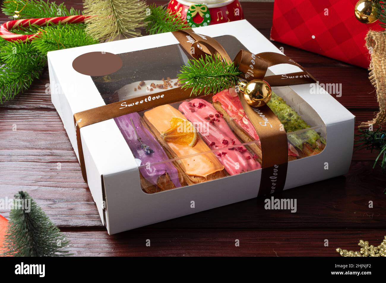 Christmas eclairs hi-res stock photography and images - Alamy