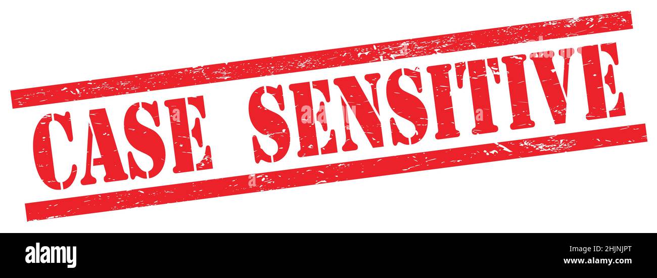 Case sensitive stamp hi-res stock photography and images - Alamy