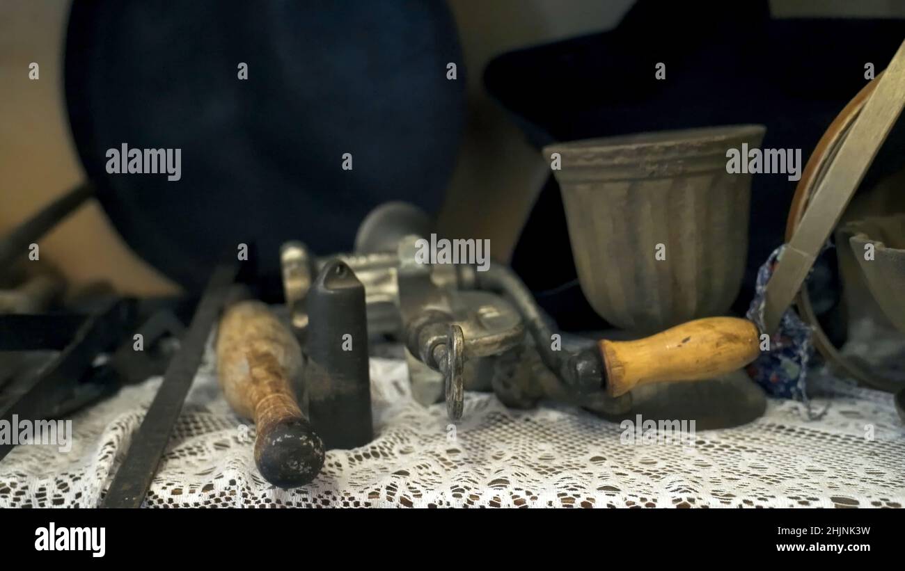 Real items working in hut hi-res stock photography and images - Alamy