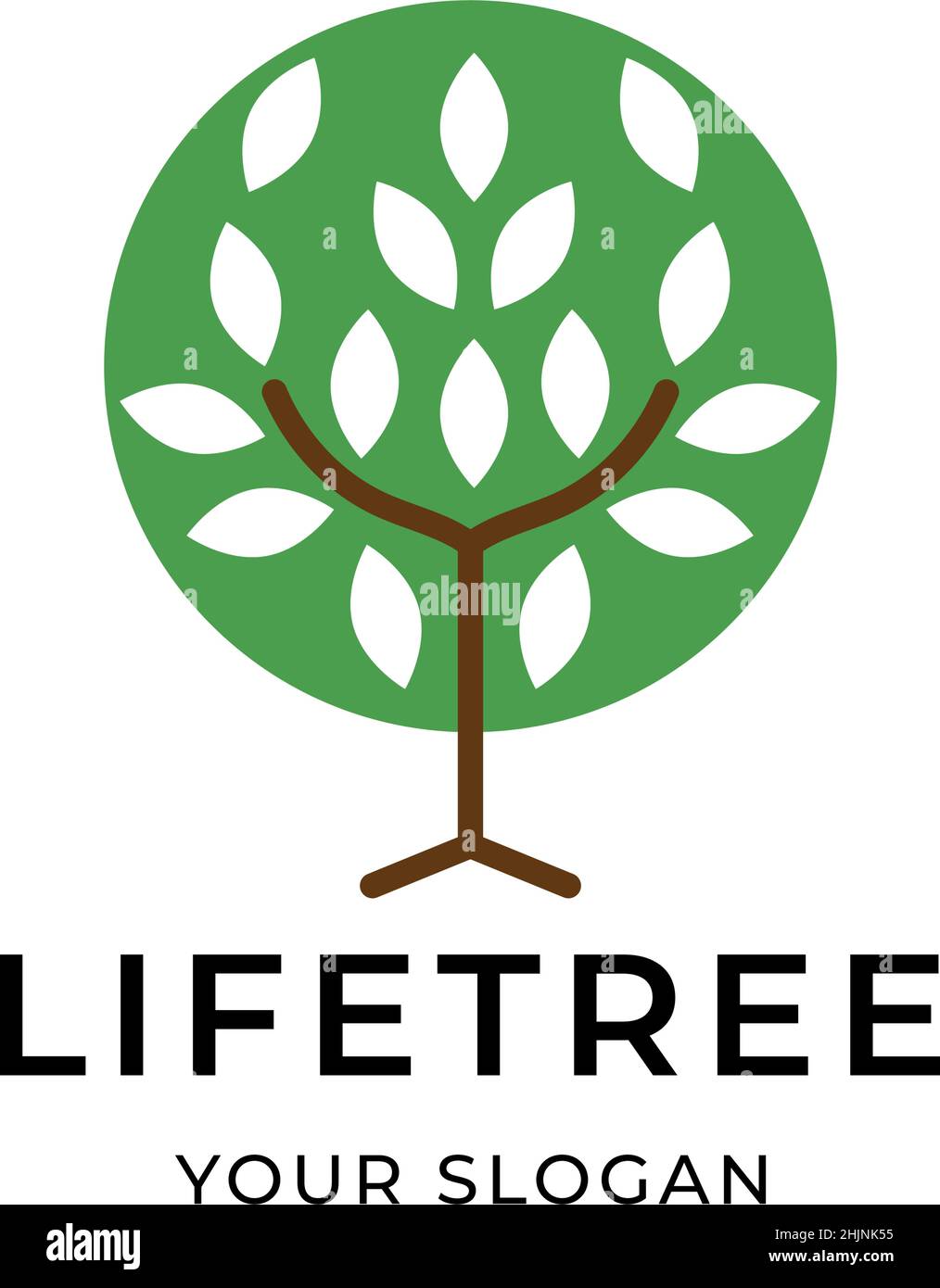 Tree logo design template vector isolated illustration Stock Vector ...