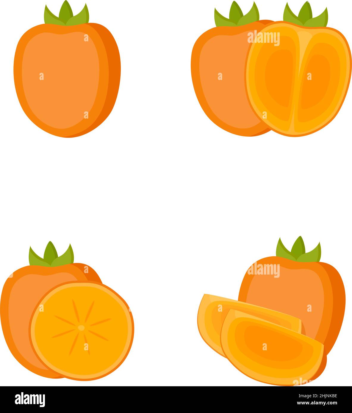 Persimmon vector hi-res stock photography and images - Alamy