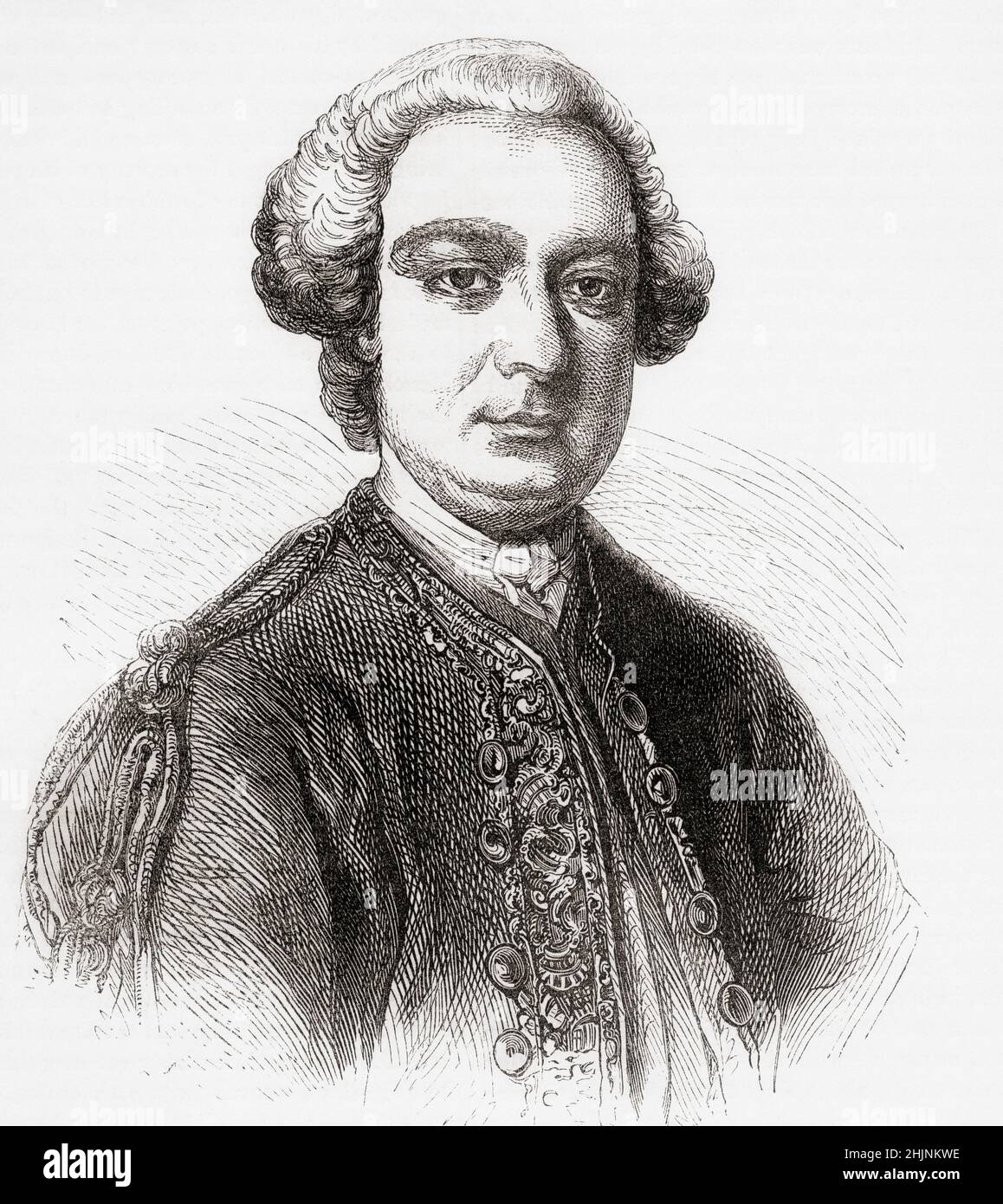 James Wolfe, 1727 – 1759. British Army officer. From Cassell's ...