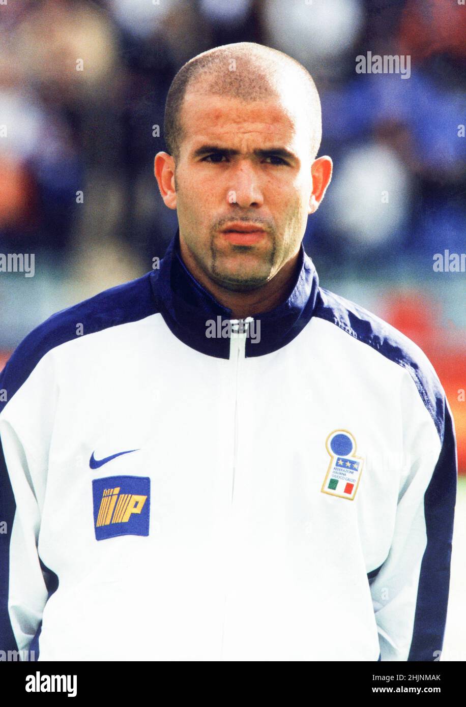 LUIGI DI BIAGIO Italian football player in National team and in Roma ...