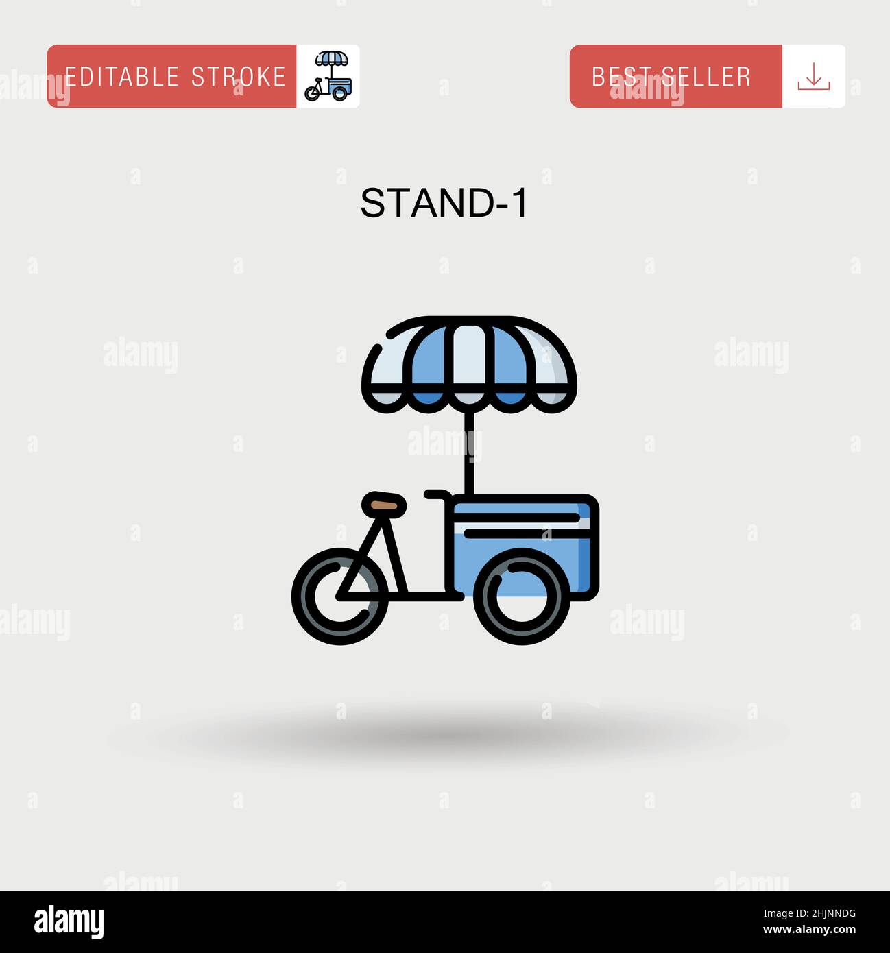 Stand-1 Simple vector icon Stock Vector Image & Art - Alamy