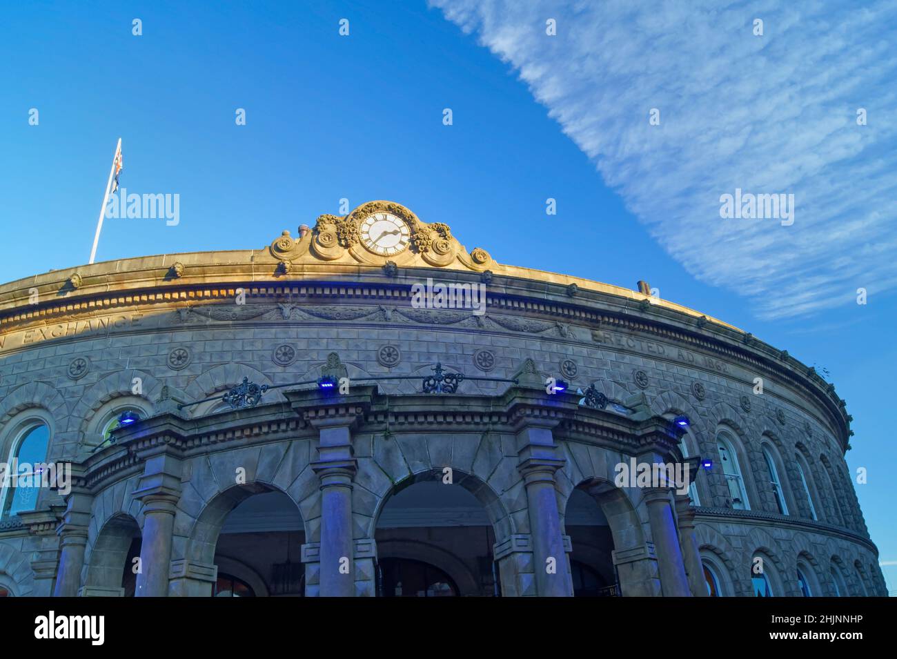 UK, West Yorkshire, Leeds, Corn Exchange Stock Photo - Alamy