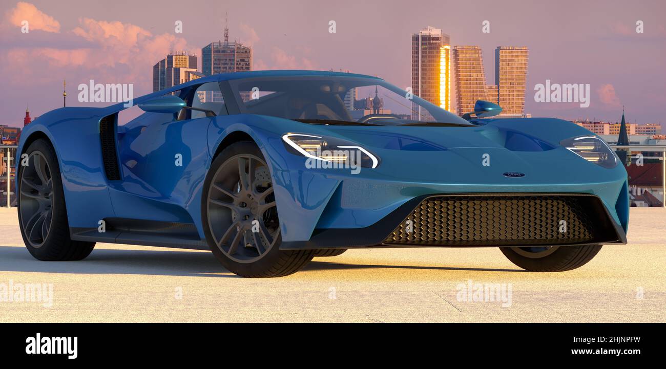 Ford GT - a high-end supercar produced under the American Ford brand ...