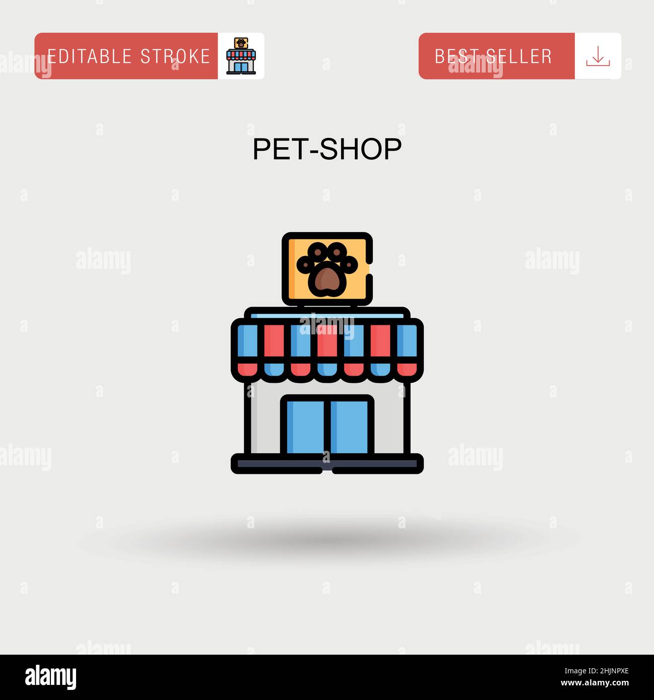 Simple pet shop logo hi-res stock photography and images - Alamy