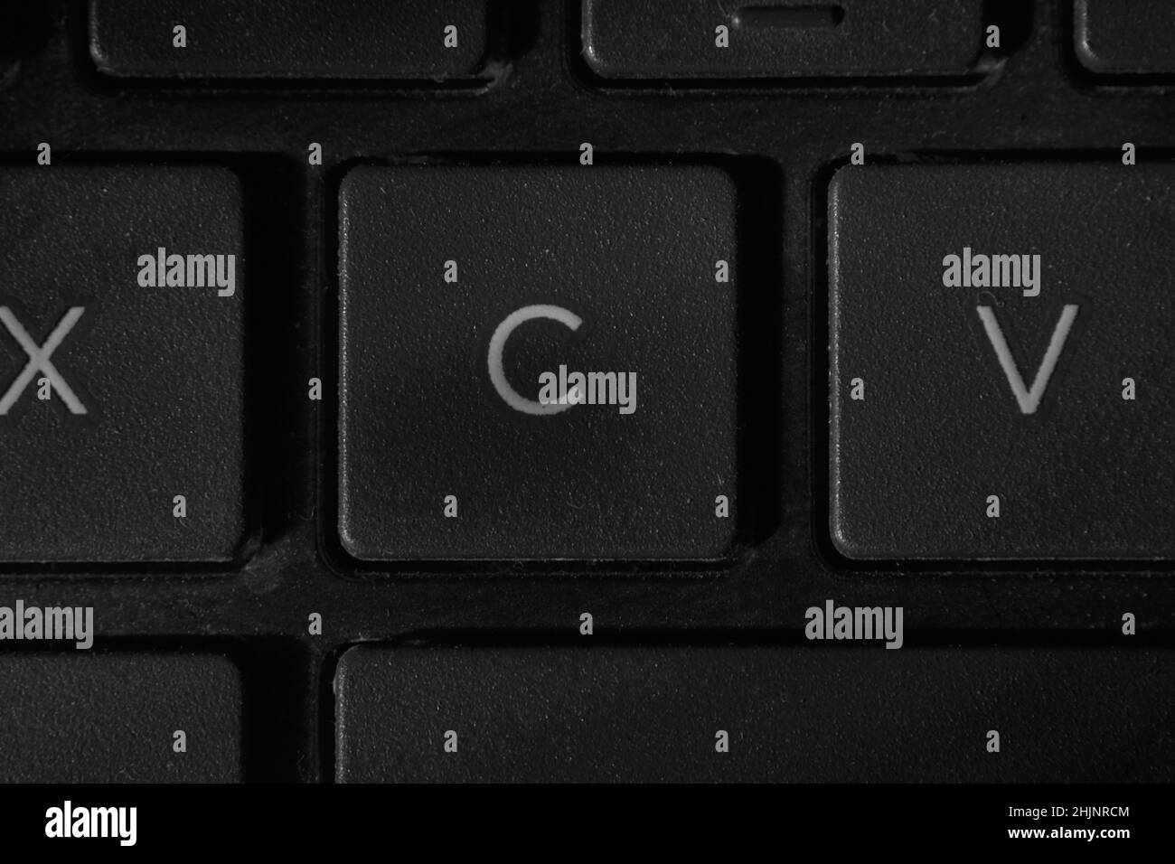 Keyboard computer Black and White Stock Photos & Images - Alamy