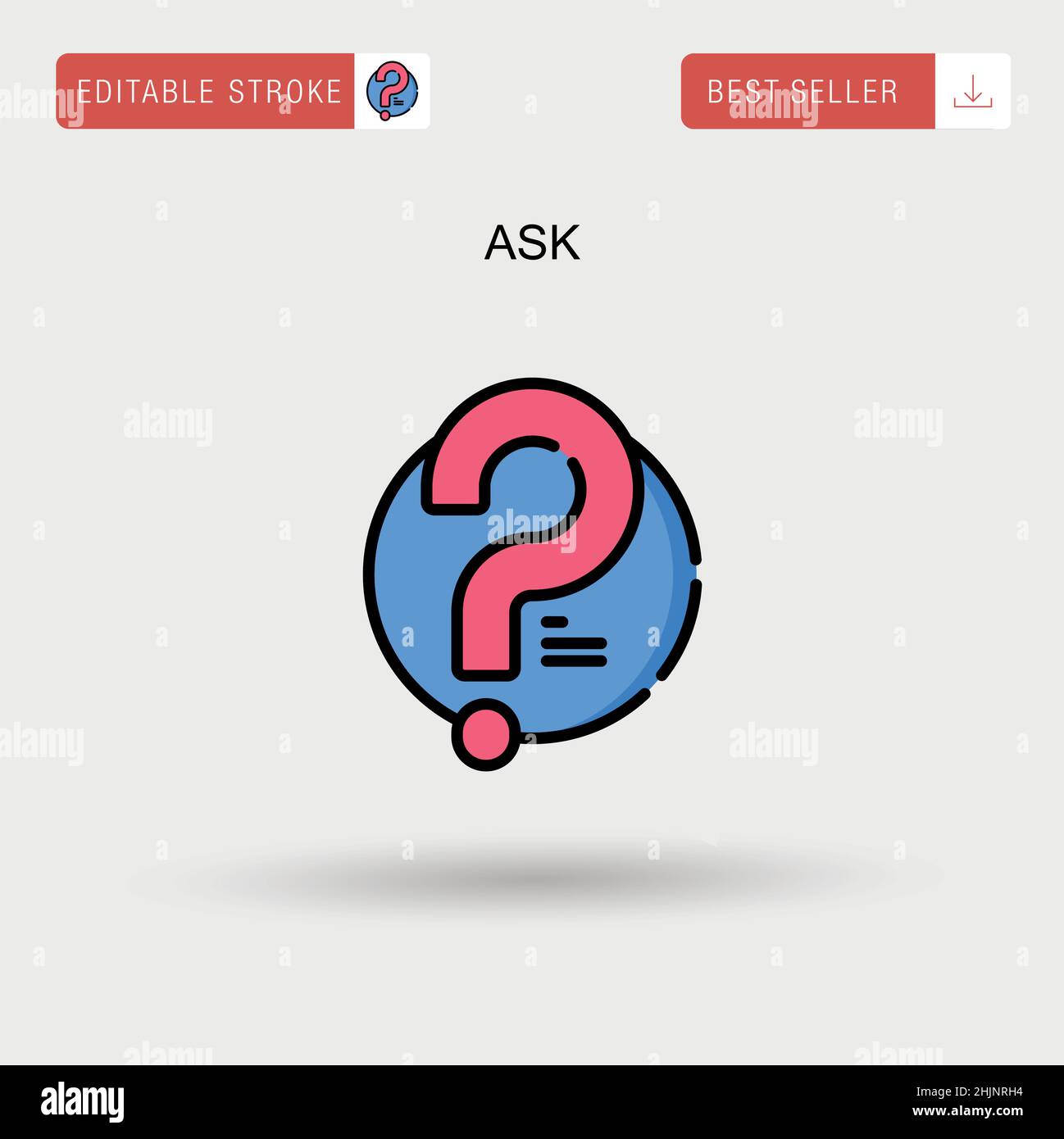 Banner question why business Stock Vector Images - Alamy