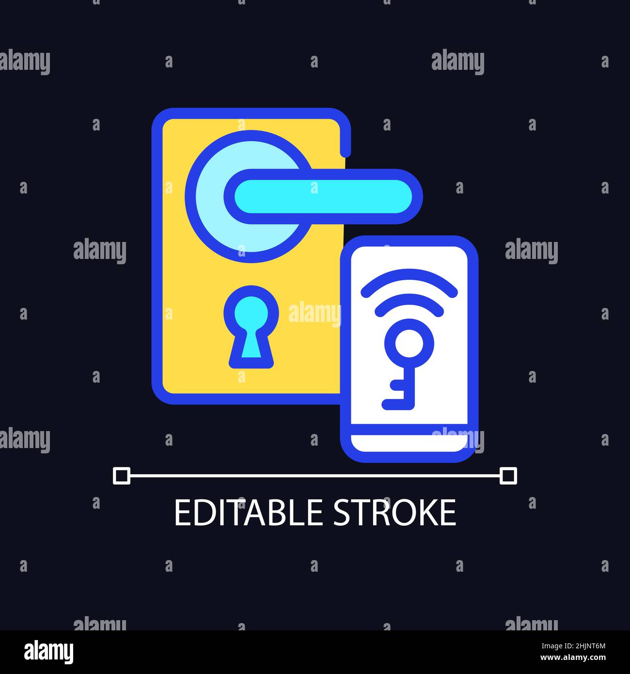 Smart locks Stock Vector Images - Alamy