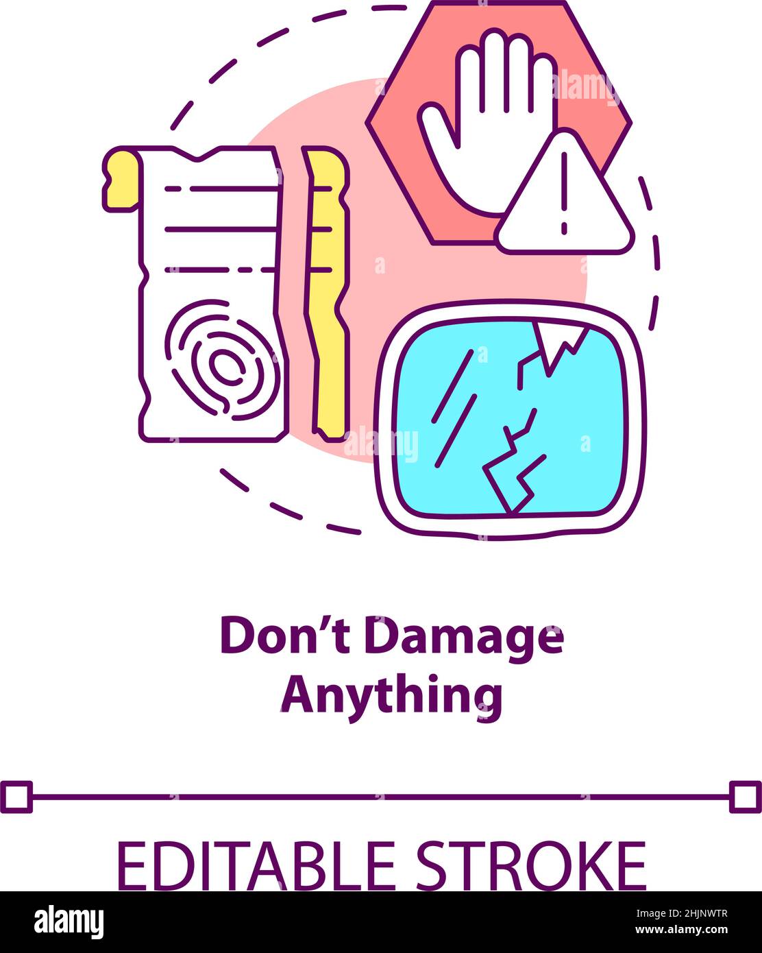 Damage anything Stock Vector Images - Alamy