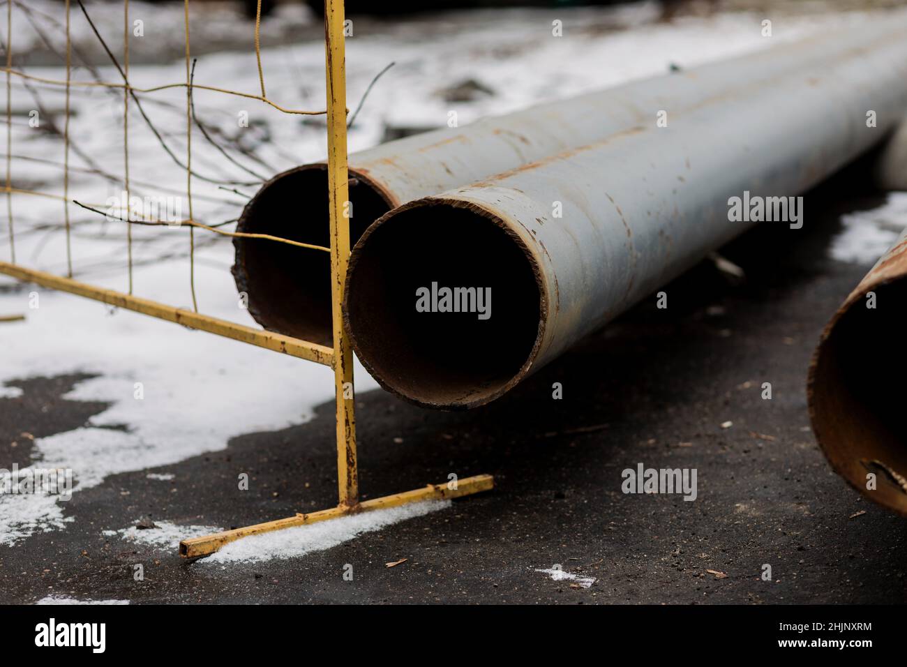 Large rusty water pipe corrosion hi-res stock photography and images ...